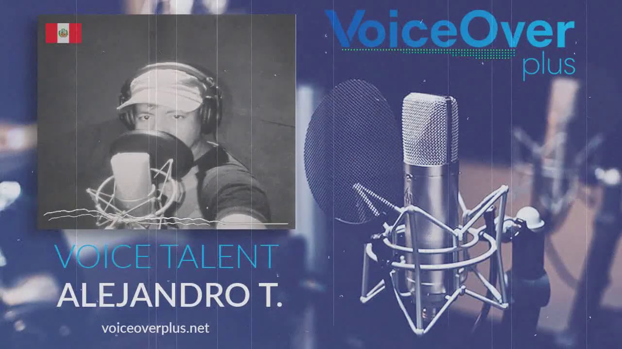 Demo: Alejandro T. - Voice Over Plus - YouTube