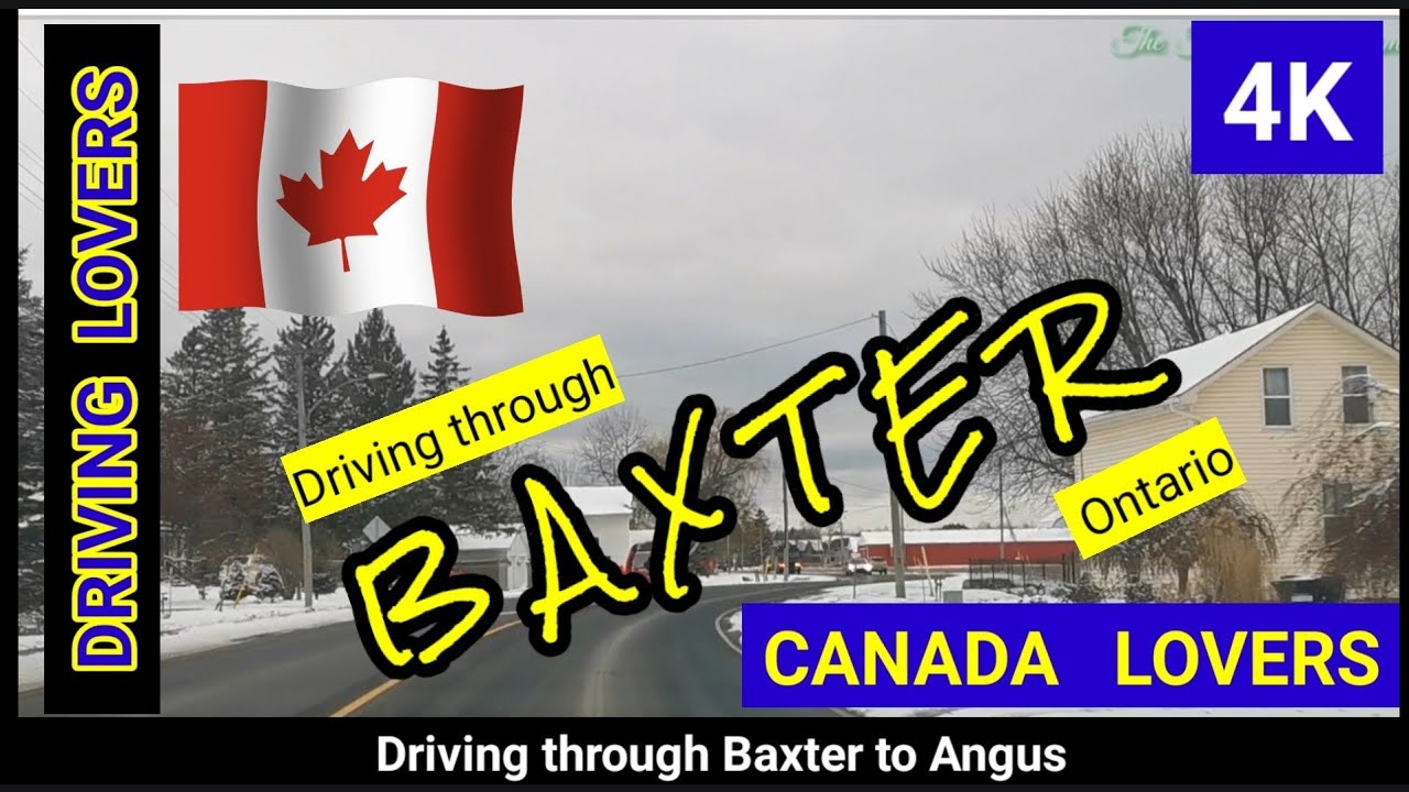 Driving Tour | Baxter Simcoe County [¥K] #youtubevideo#viral#trending - YouTube