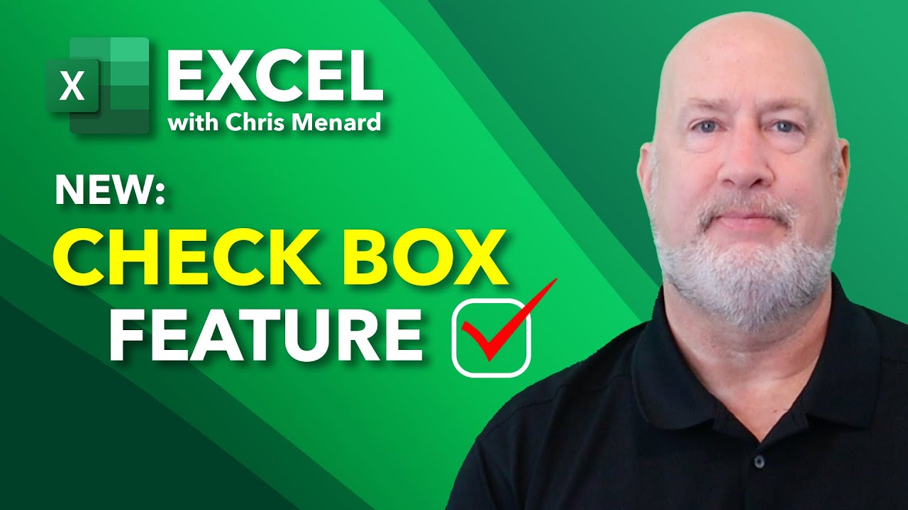 NEW Checkboxes feature in Excel - YouTube