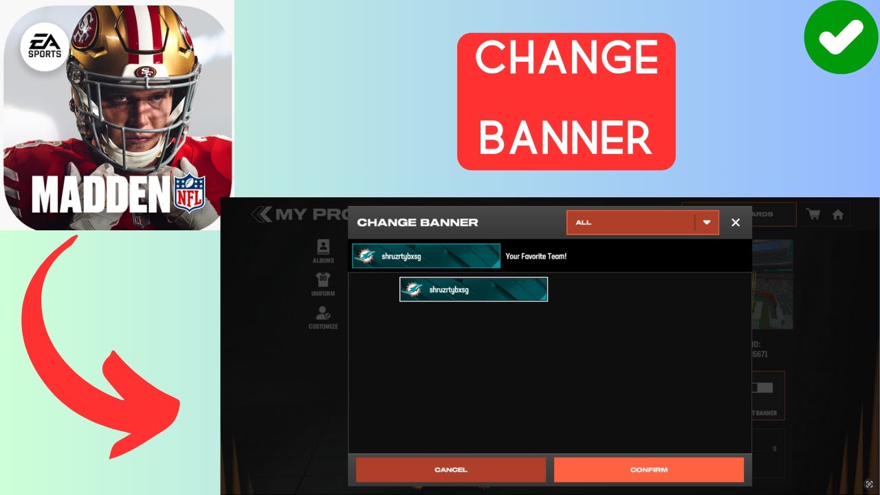 How to Change banner in Madden NFL 25 Mobile Football #maddenmobile25 ...