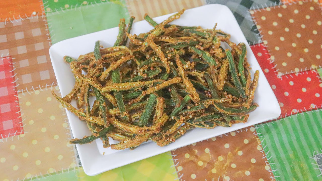 Crispy Lady Finger Fry | Spicy recipe 🔥| - YouTube