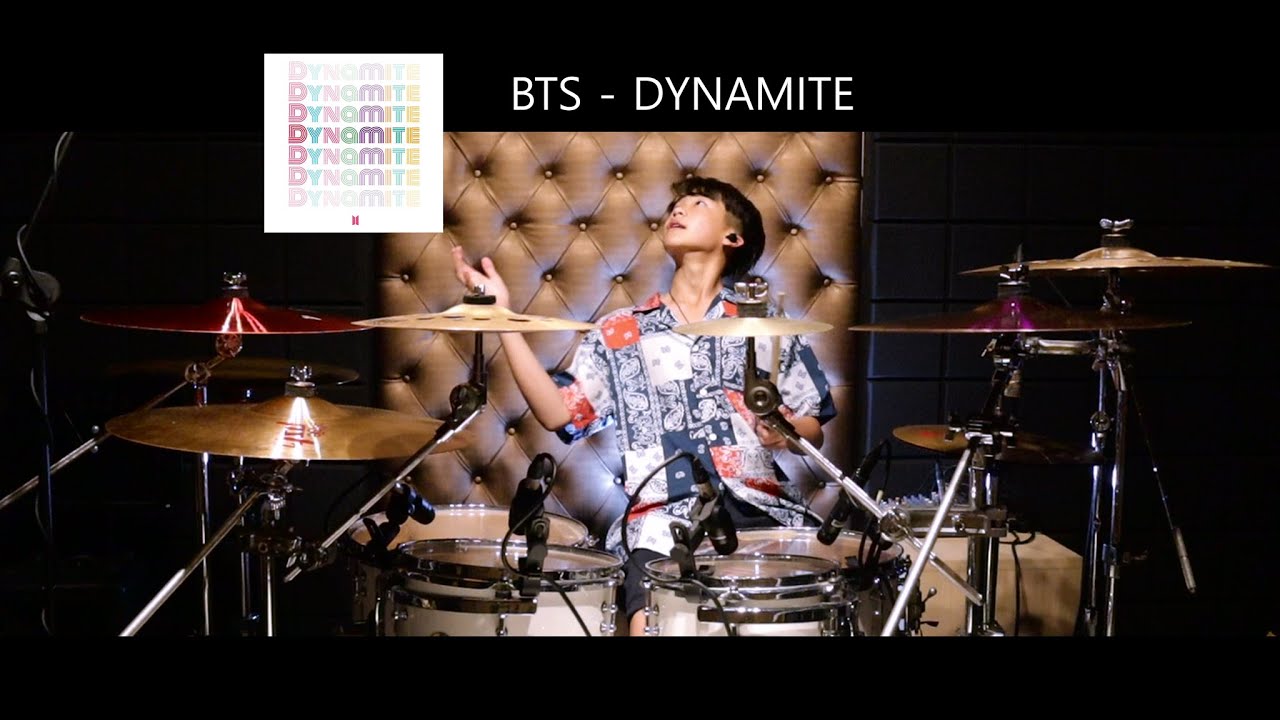 BTS (방탄소년단) 'Dynamite' | Drum cover | Gene OVD 13 Years old - YouTube
