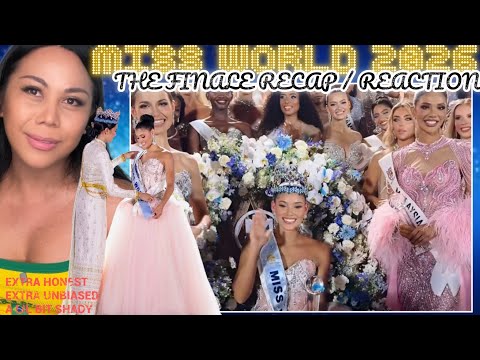 𝙈𝙞𝙨𝙨 𝙒𝙤𝙧𝙡𝙙 2026 | The Finale Recap & Reaction to Question & Answer