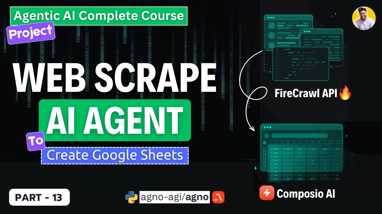 Build AI Agents That Scrape Web & Auto-Create Excel Sheets | Firecrawl API + Composio AI in ...