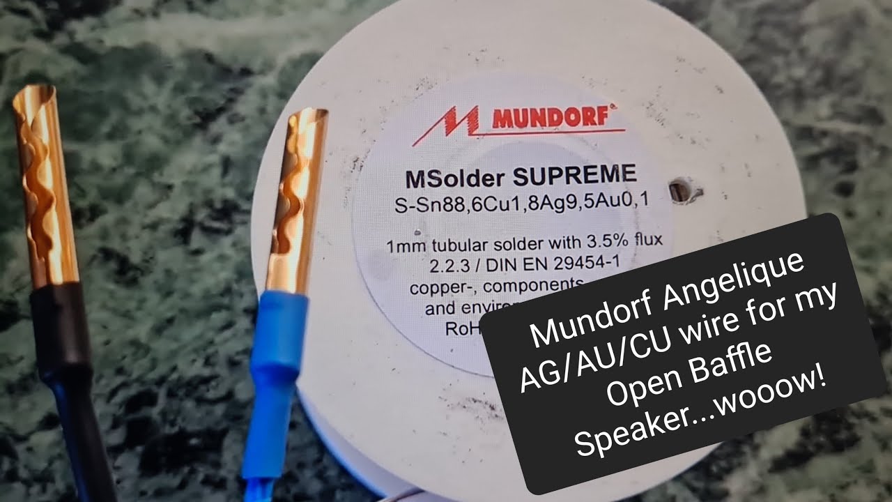 Mundorf Angelique® (Speaker) Wire First impressions with music! Solid ...