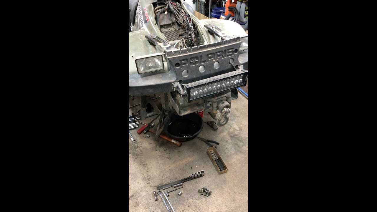 Polaris AWD Front Differential Rebuild PART 1 Teardown 2004 Magnum 330 ...