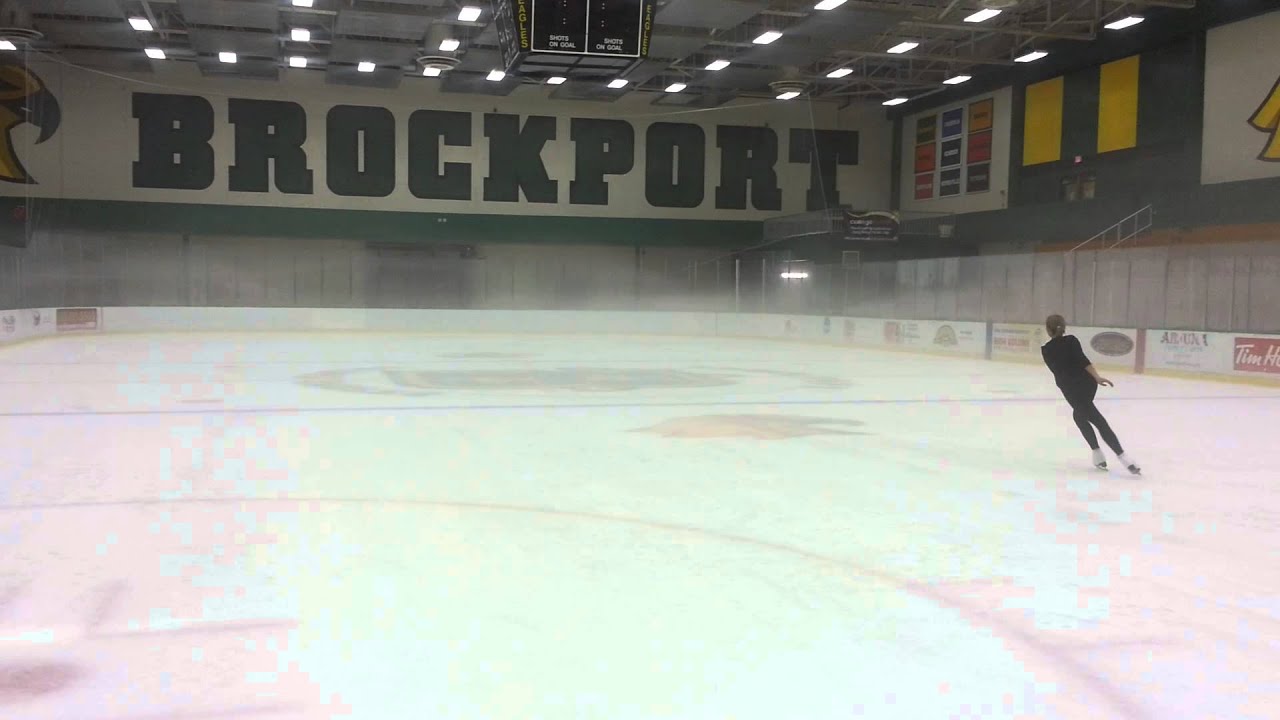 First ice time in Tuttle Ice Rink, SUNY Brockport - YouTube