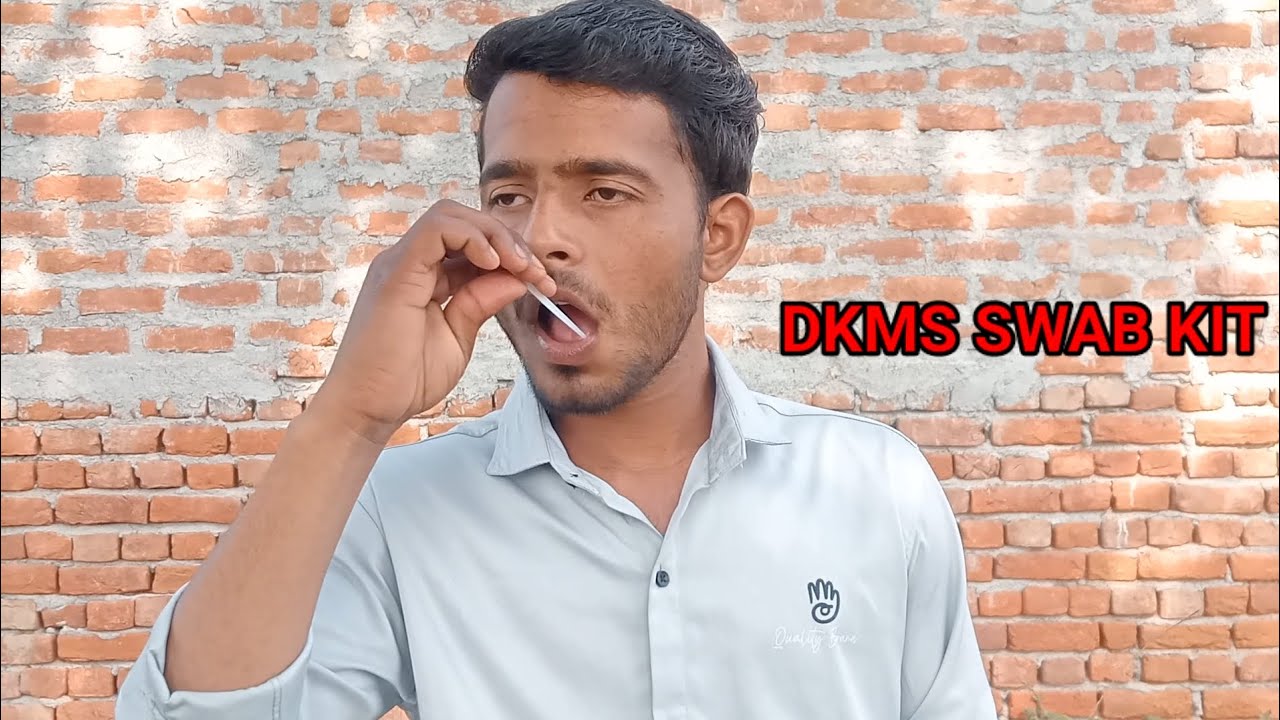 Mene bhi mangali DKMS Swab kit Aap bhi mangali blood cancer ka yahi hai ...