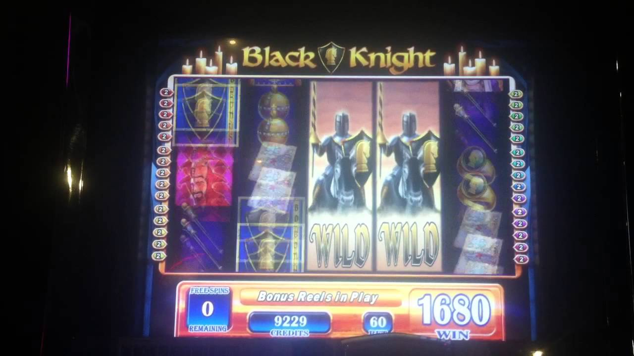 BLACK KNIGHT SLOT MACHINE BONUS BIG WIN - YouTube