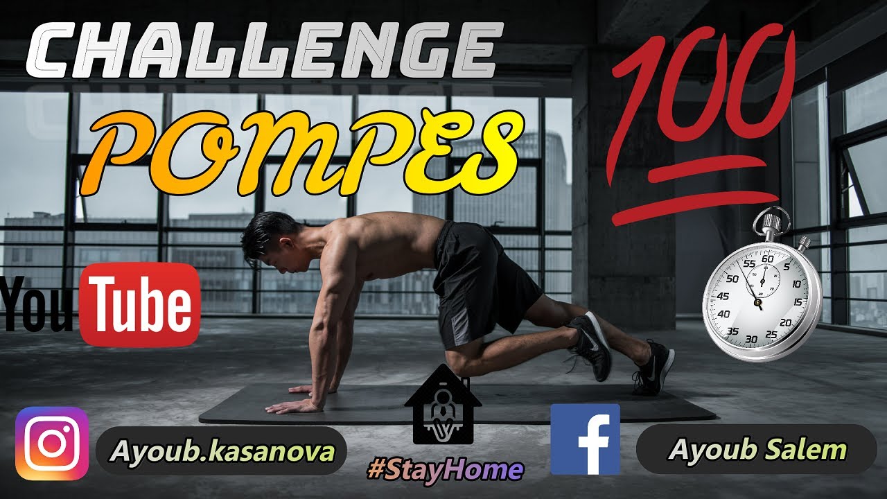 CHALLENGE MOTIVATION| Défi faire #100Pompes Le Plus Rapidement Possible ...
