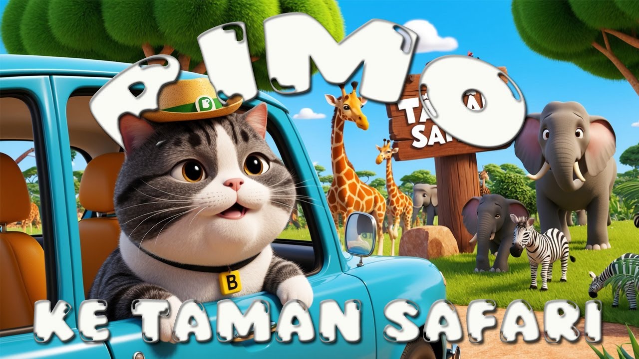 🦁 Bimo ke Taman Safari - Lagu Anak Edukatif dengan Animasi AI! 🎶 - YouTube