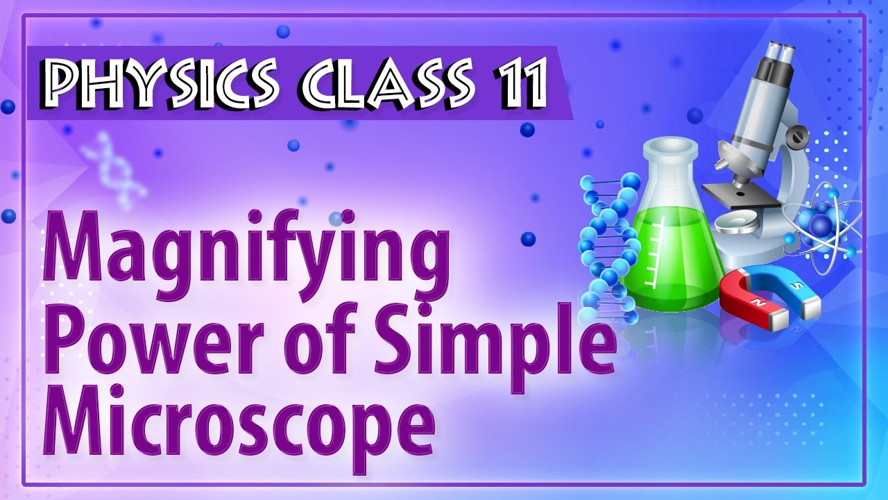 Magnifying Power Of Simple Microscope Ray Optics Physics Class 11 magnifying-power-of-simple-microscope-ray-optics-physics-class-11