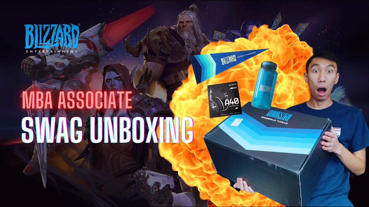 Blizzard Entertainment (Summer MBA Associate) Swag Unboxing - YouTube