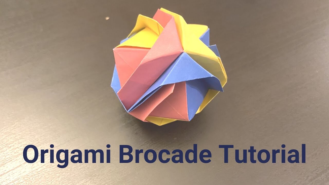 Origami Brocade Tutorial - YouTube