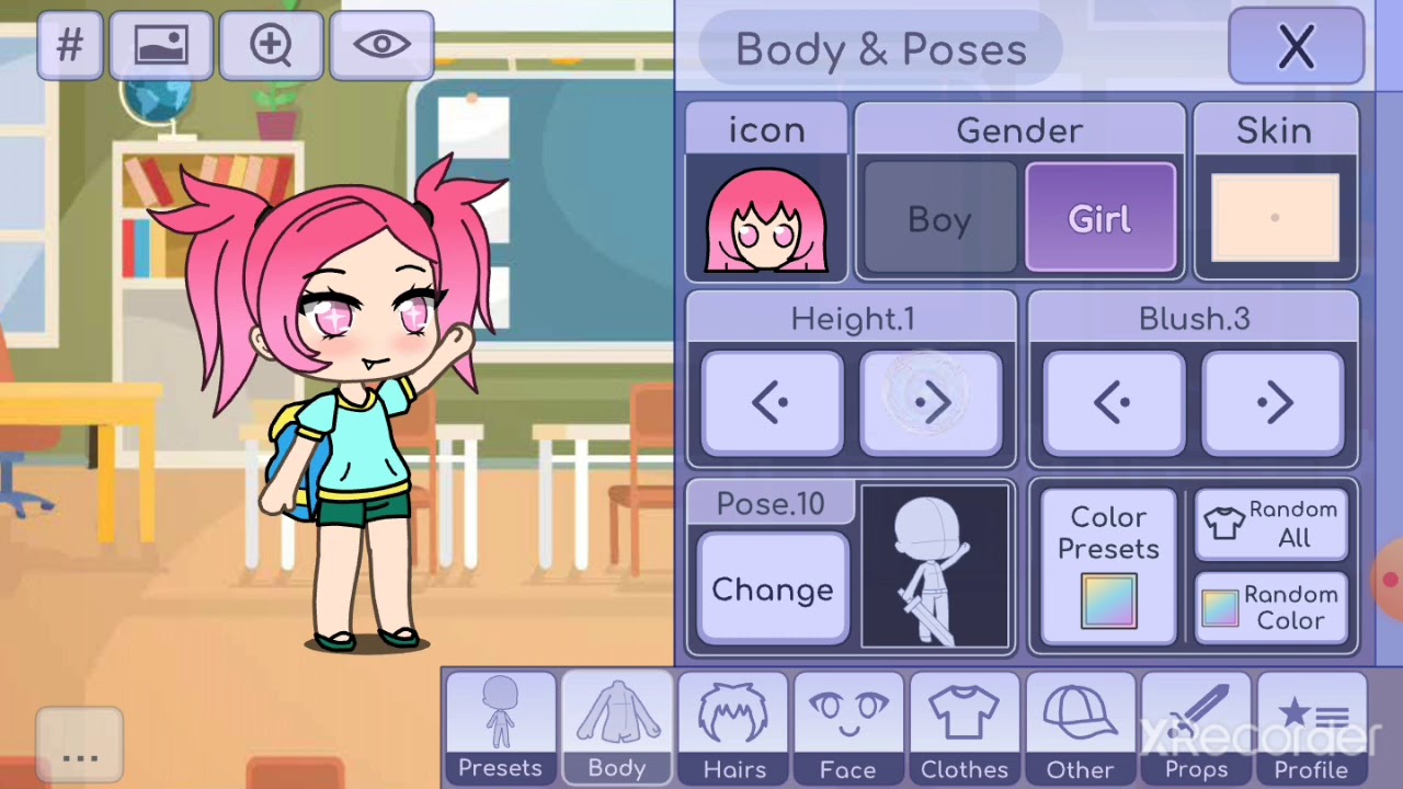 Como hacer muñecas hermosas en gacha life - YouTube
