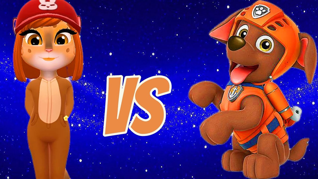 Patrol Paw c vs my talking Angela 2 makeover/trending/Cosplay/My ...