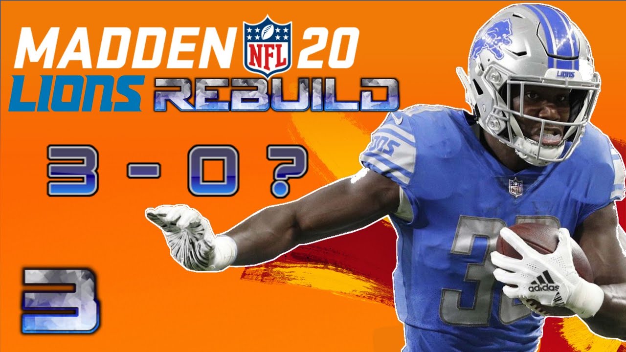 Madden 20 Franchise Series | Detroit Lions Realistic Rebuild E3 - YouTube