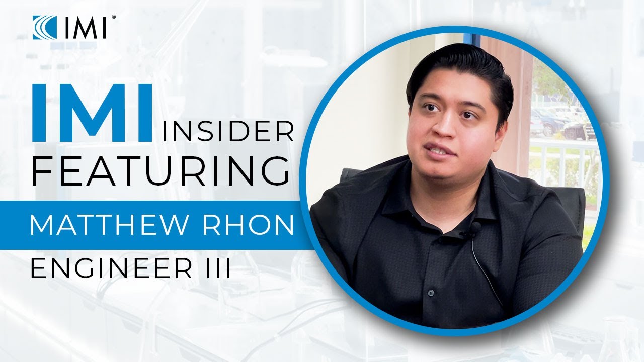 IMI Insider Featuring Matthew Rhon, Engineer III - YouTube
