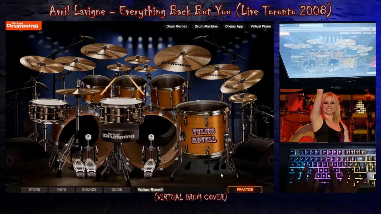 Avril Lavigne - Everything Back But You (Virtual Drumming Cover by ...