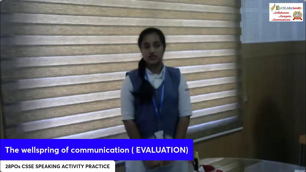 28 POs CSSE SPEAKING ACTIVITY PRACTICE (CH-1) (18/02/25) - YouTube