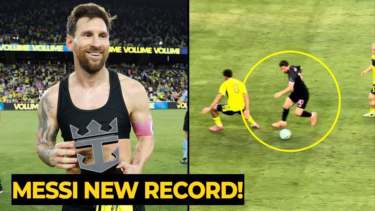 Messi HAT TRICK and ASSIST vs Nashville today - YouTube
