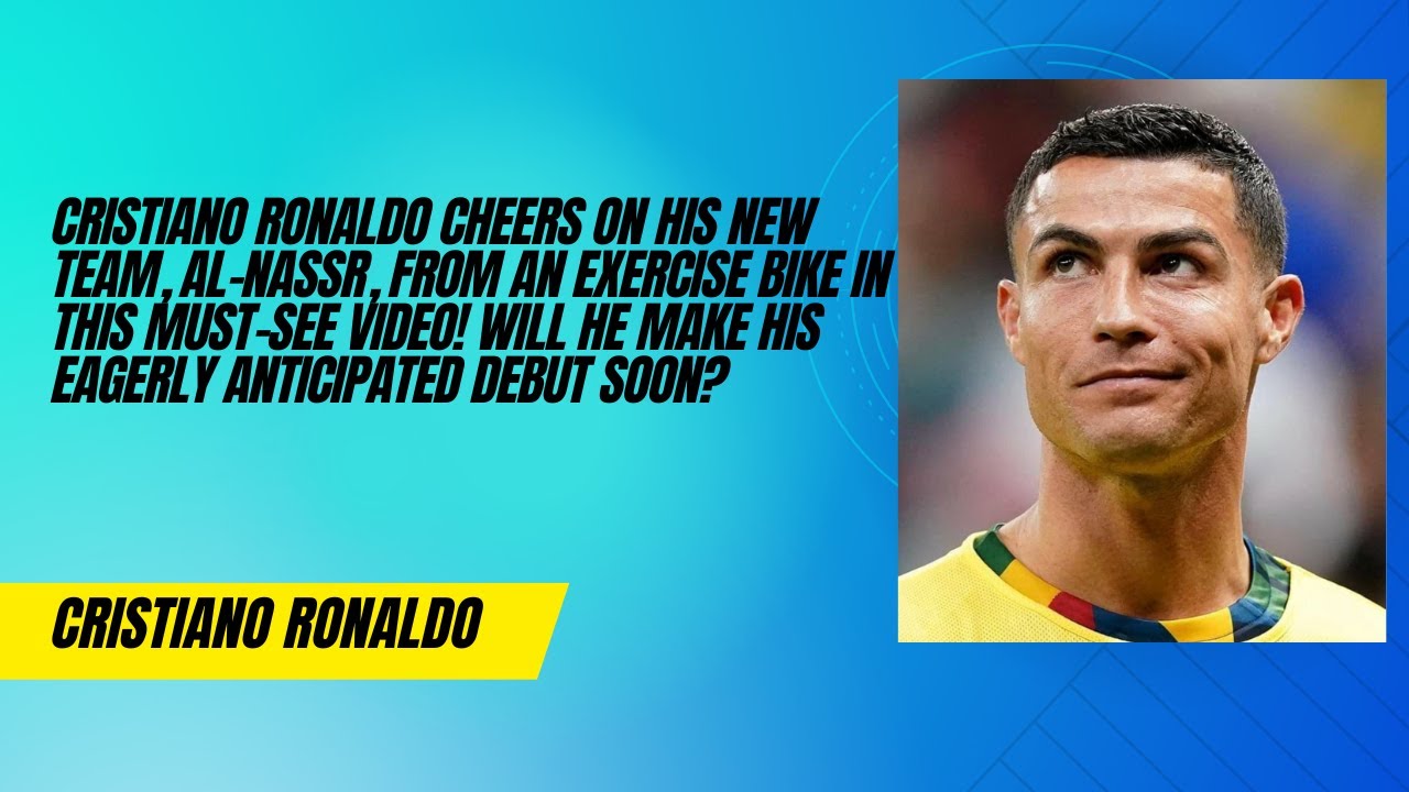 Cristiano Ronaldo cheers on his new team, Al-Nassr - YouTube