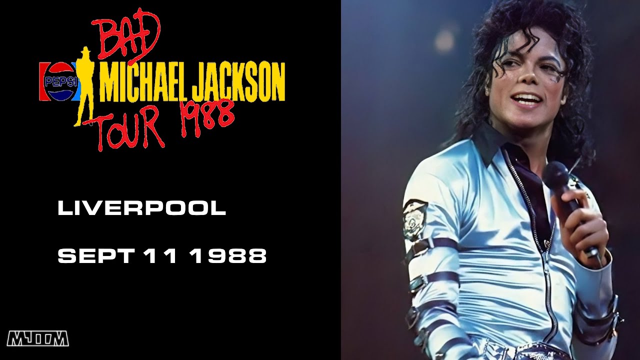 Michael Jackson - Bad Tour Live in Liverpool; (Sept 11, 1988) - YouTube