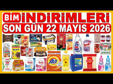 İNDİRİMLİ ÜRÜNLER BİM MARKET KATALOĞU | BİM BU HAFTA TEMİLİK GIDA İNDİRİMLERİ | BİM SON 22 MAYIS