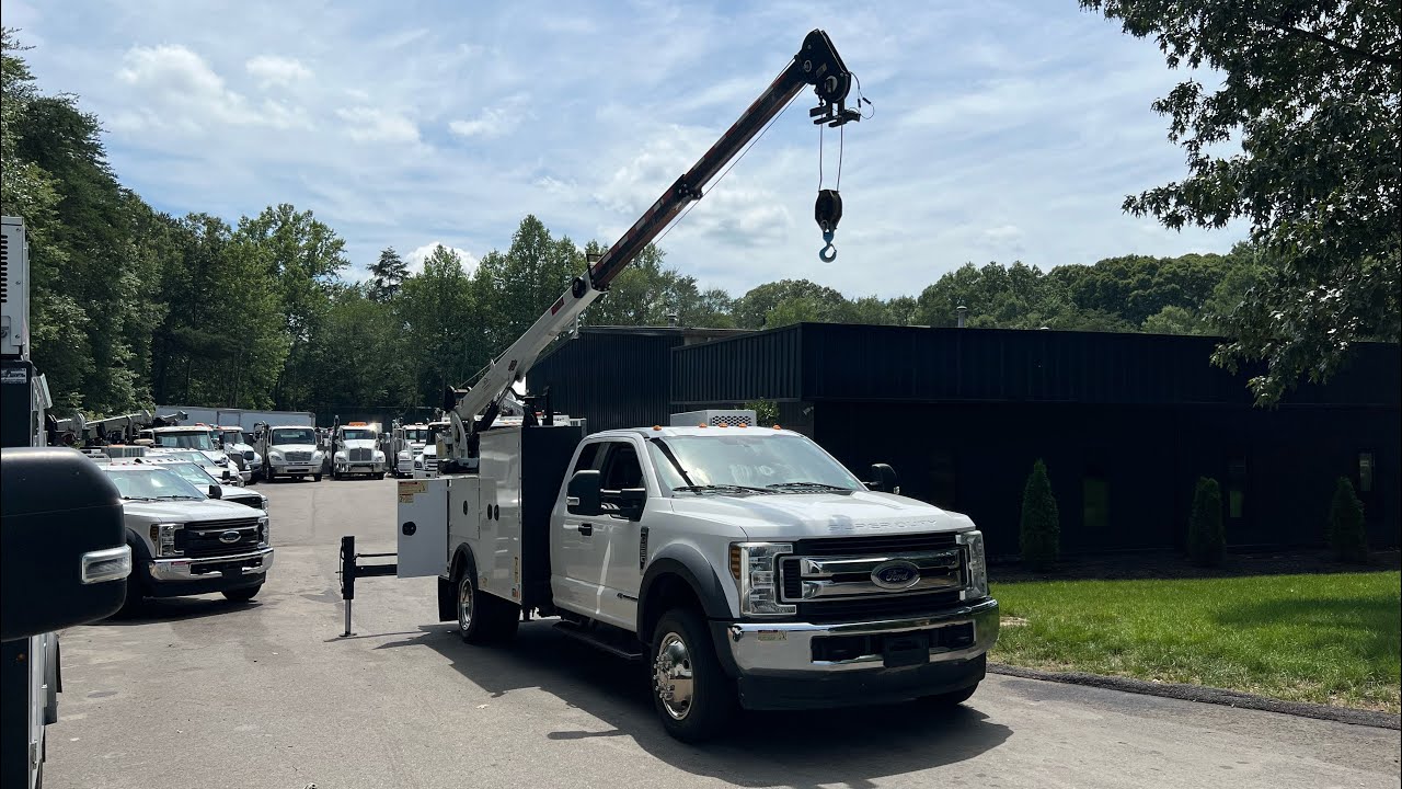 2019 Ford F-550, 4WD, IMT Dominator 11’ Service Bed, 7500-22 Crane ...