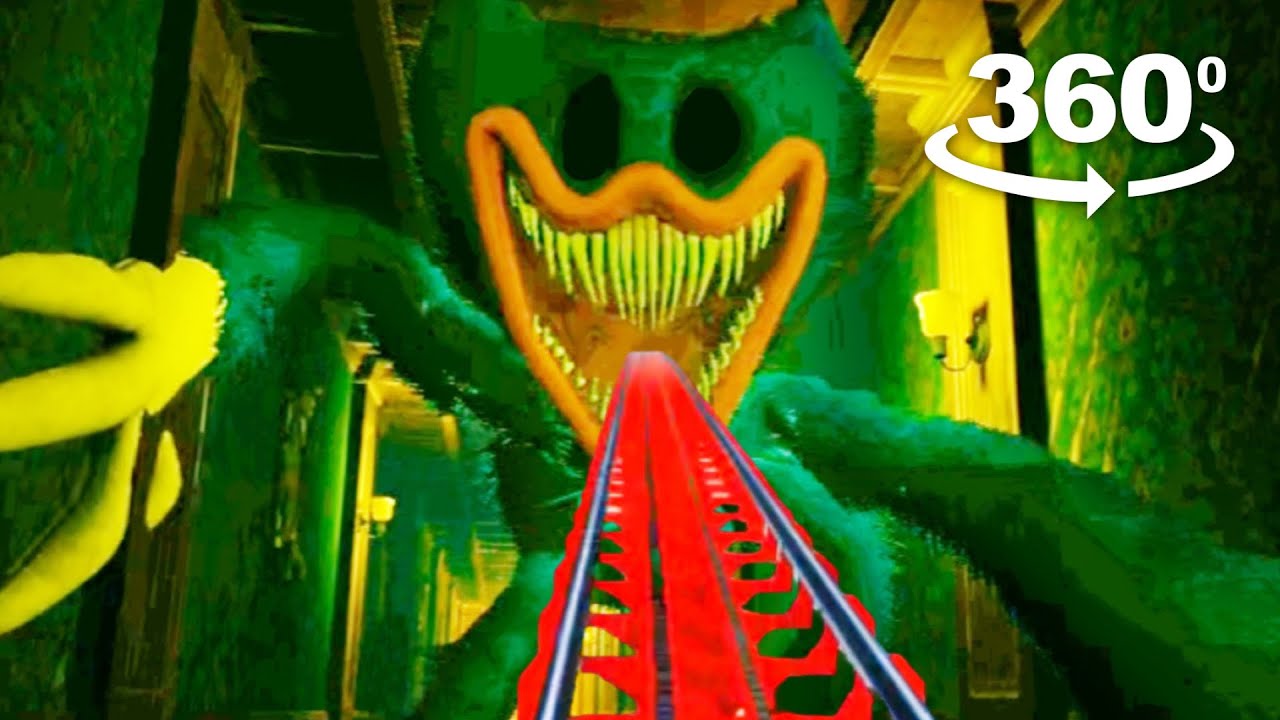 Stunning Poppy Playtime Chapter 3 Roller Coaster Ride in VR 360° - YouTube