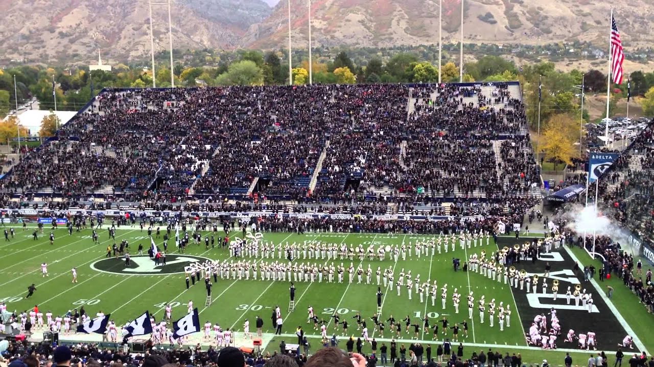 BYU Football Entrance vs. Oregon State - YouTube