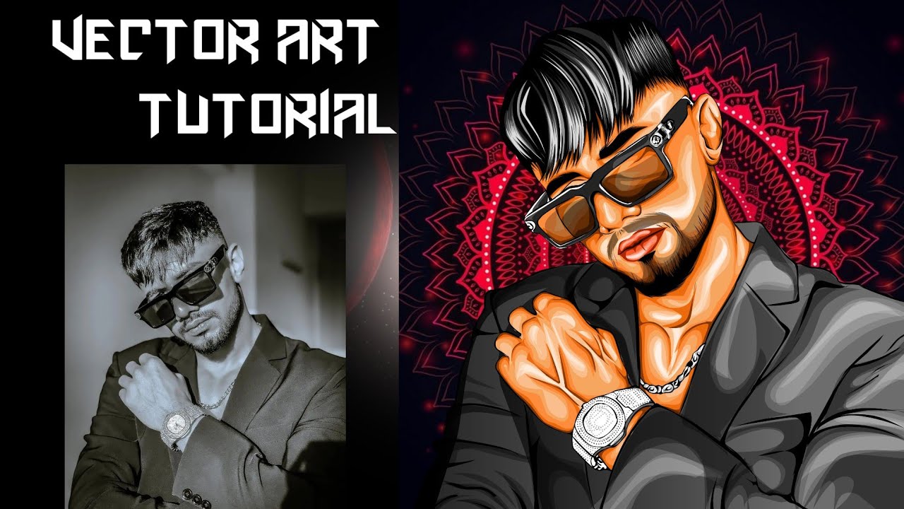 How to Draw Vector Art for Beginners || Rohit illustrator Tutorial # ...