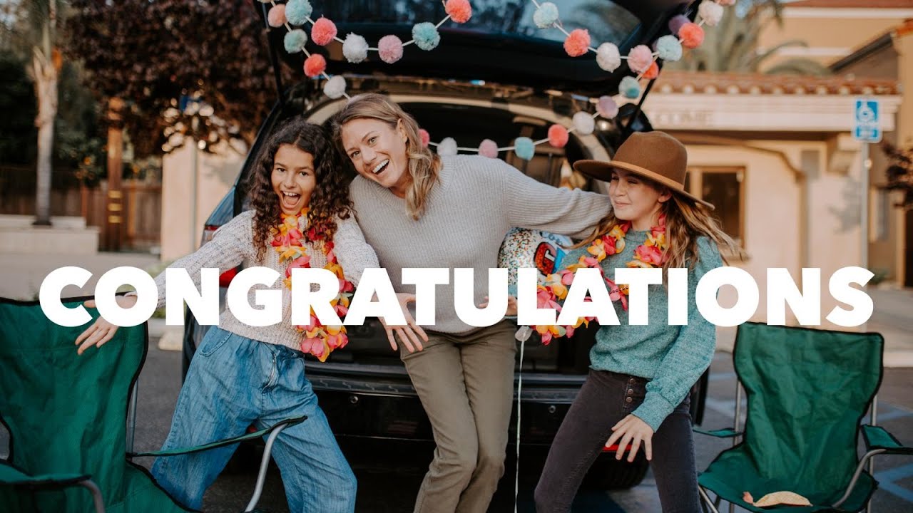 DRIVE THROUGH GRADUATION CELEBRATION! - YouTube