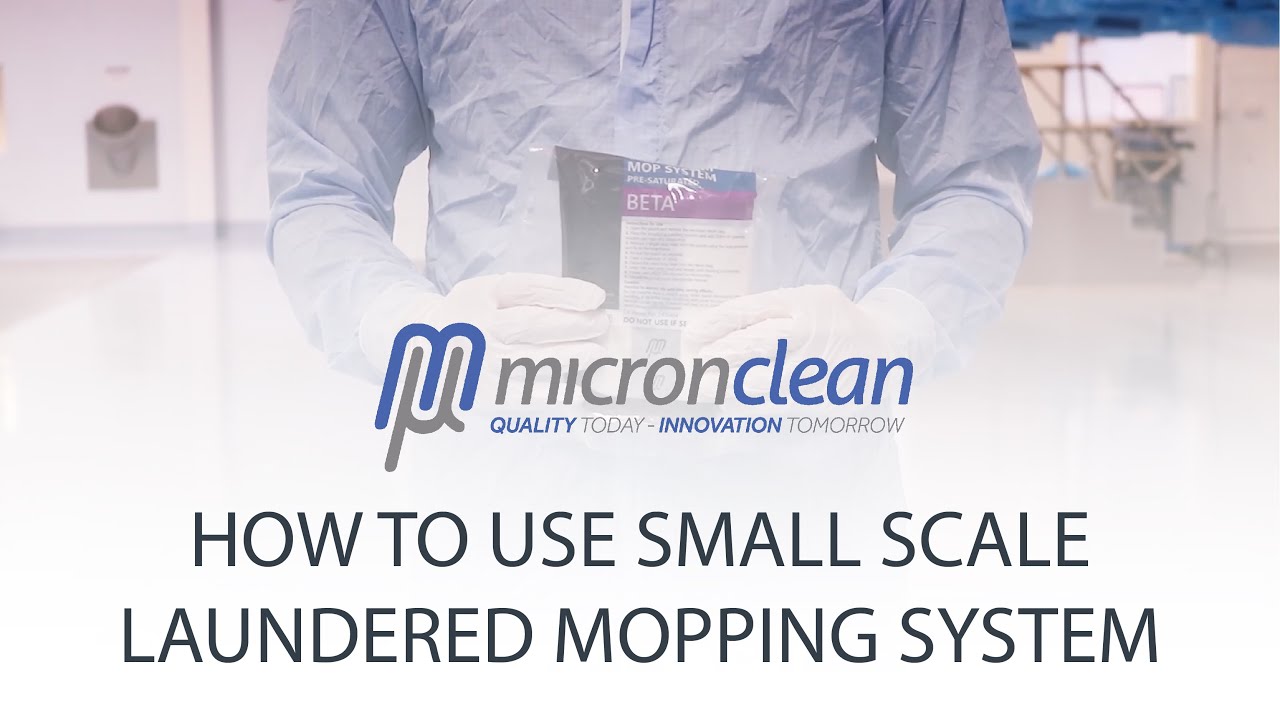 How to Use Small Scale Laundered Mopping System - YouTube