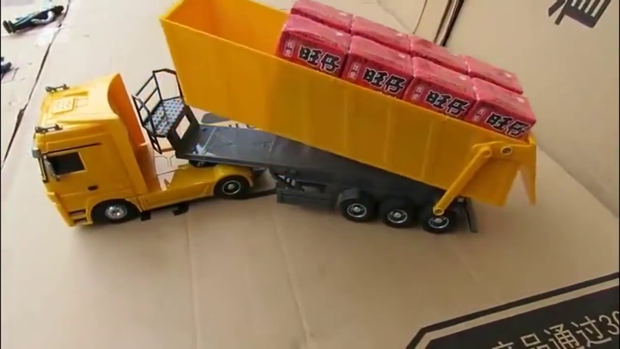 Big RC toy Dumper Tilting Car remote Control Tip Lorry Auto Container ...
