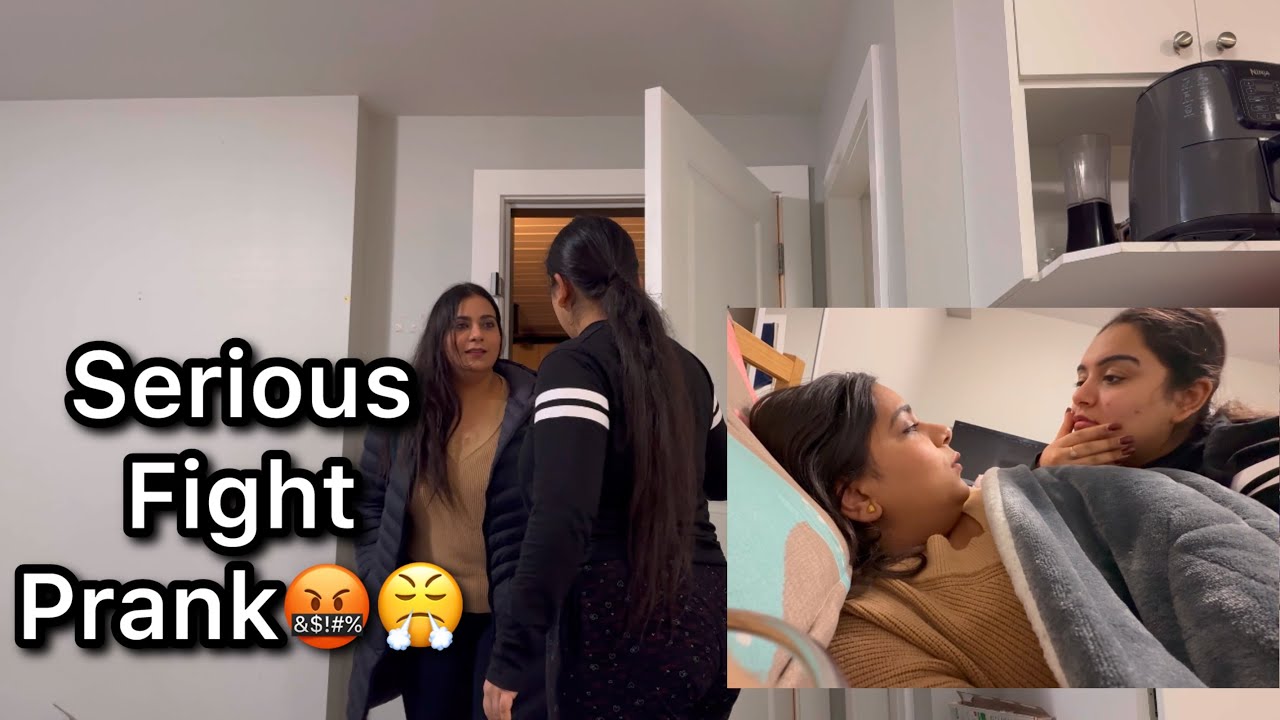 Fighting Prank with my Room mate 😱🤣 Serious Fight hogyi 😟🫢 - YouTube