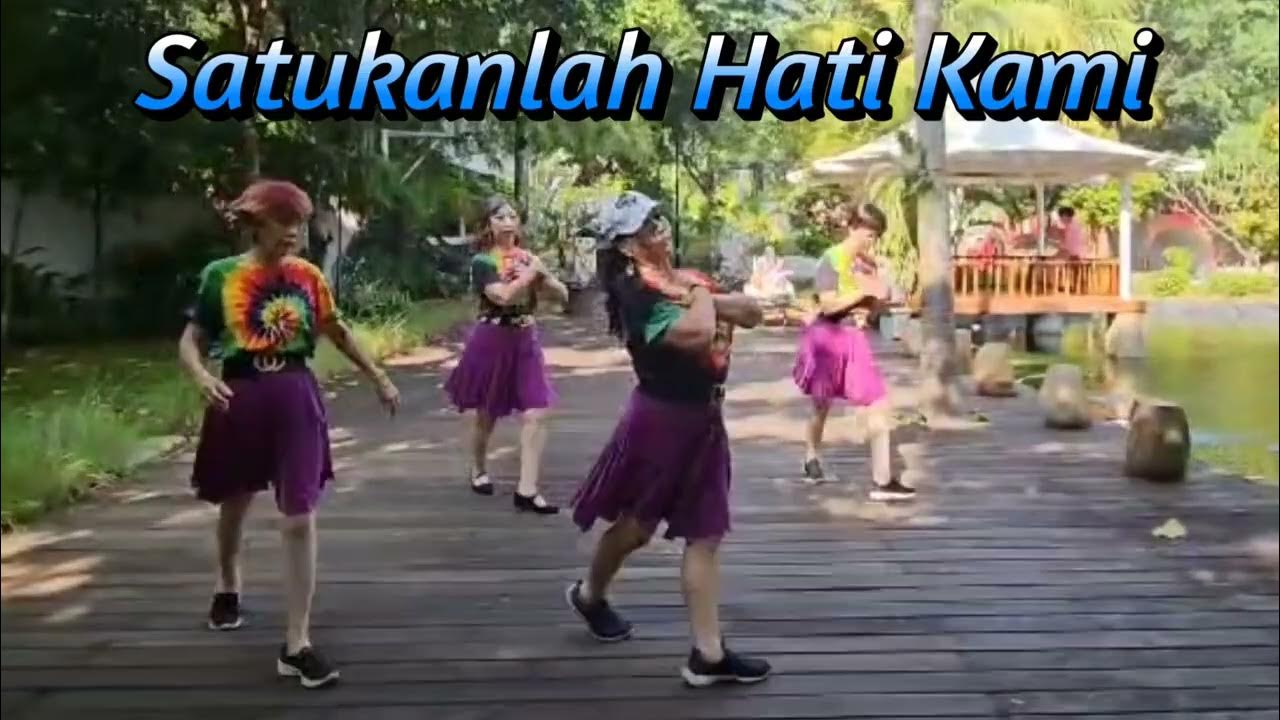 SATUKANLAH HATI KAMI -Line Dance/Easy Intermediate/ Choreo by Erni Jasin & HerubTian./ Demo by ...