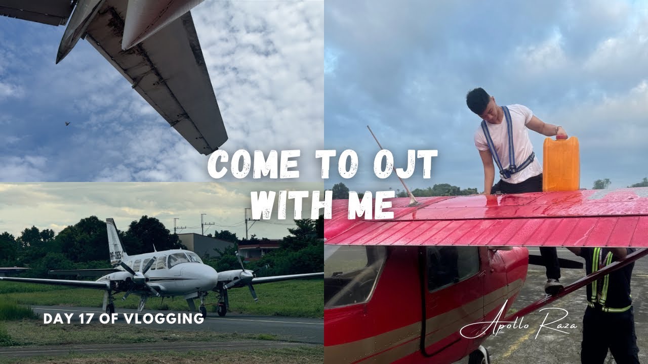 Come To OJT With Me (Aircraft Mechanic) | Apollo Raza - YouTube