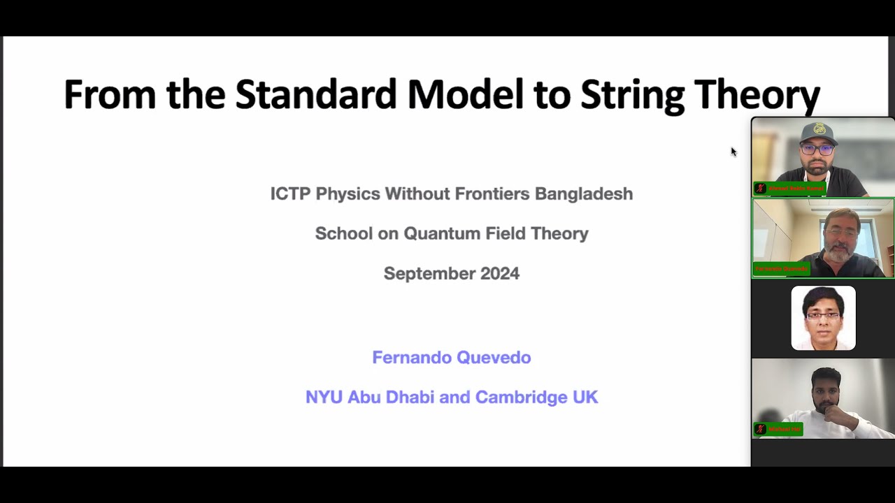 From Standard Model To Strings - YouTube