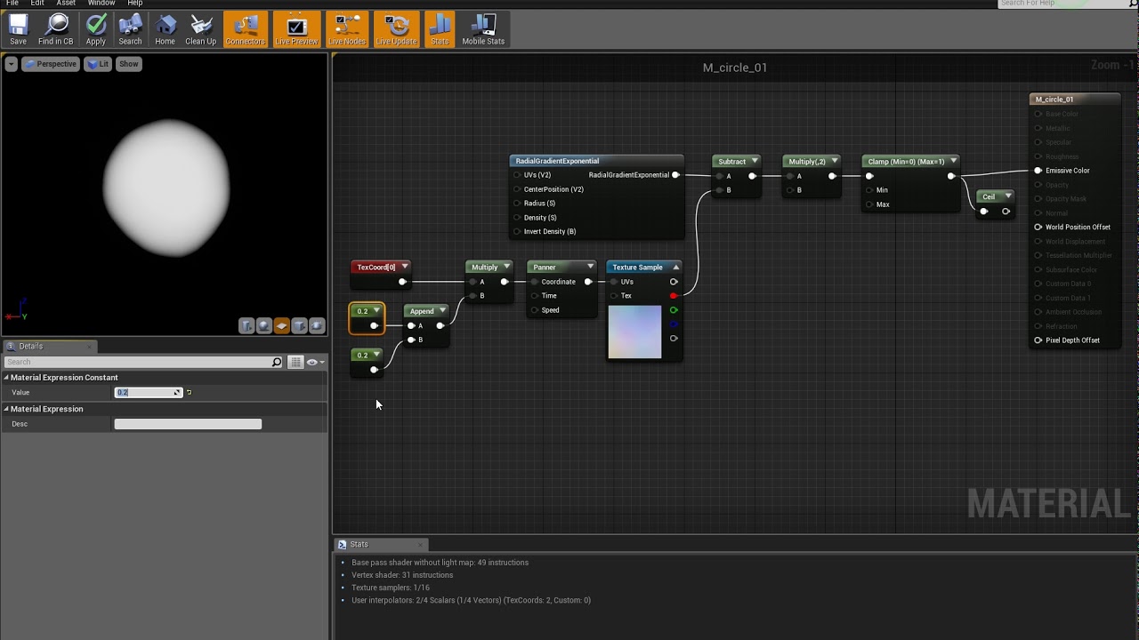 Snippet #2 "Moving Circle" - YouTube