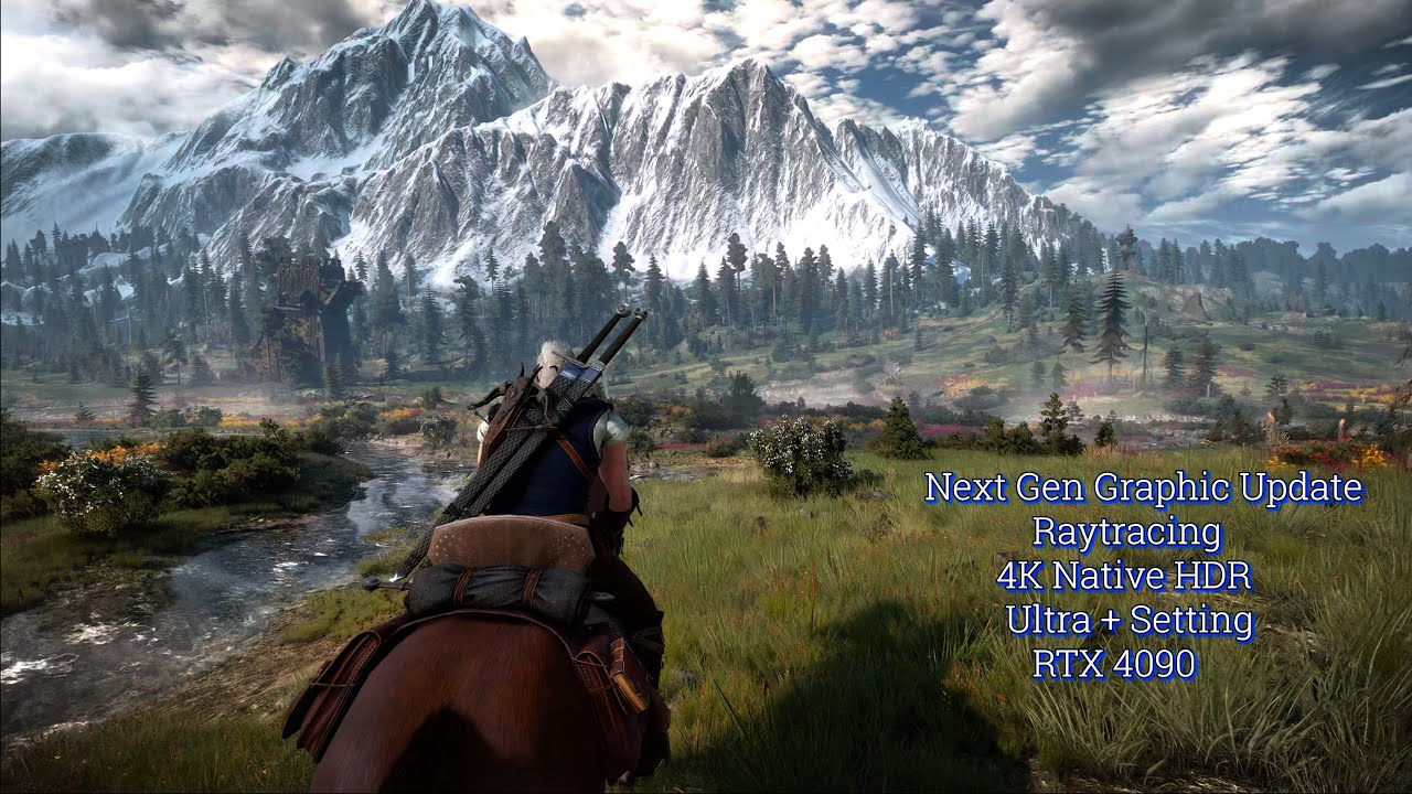 The Witcher 3 Next Gen Graphics Update RTX 4090 Raytracing Ultra + 4K ...