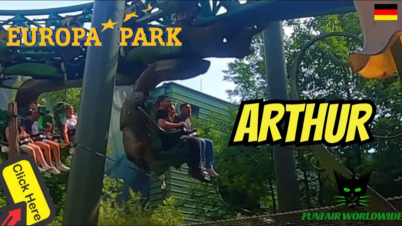 Experience the ARTHUR Darkride Coaster at EUROPA PARK 2024 🇩🇪 - YouTube