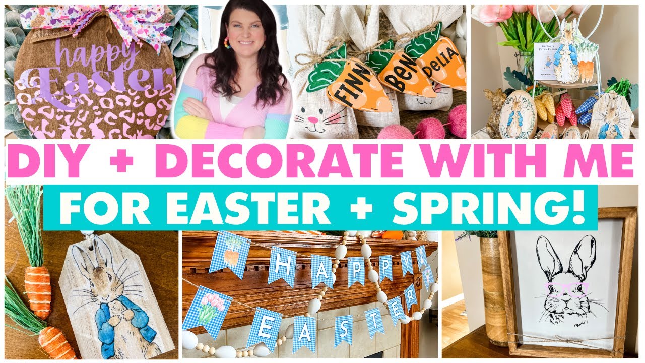 Spring + Easter Budget DIYs & Decor Ideas! | Peter Rabbit Easter Decor ...