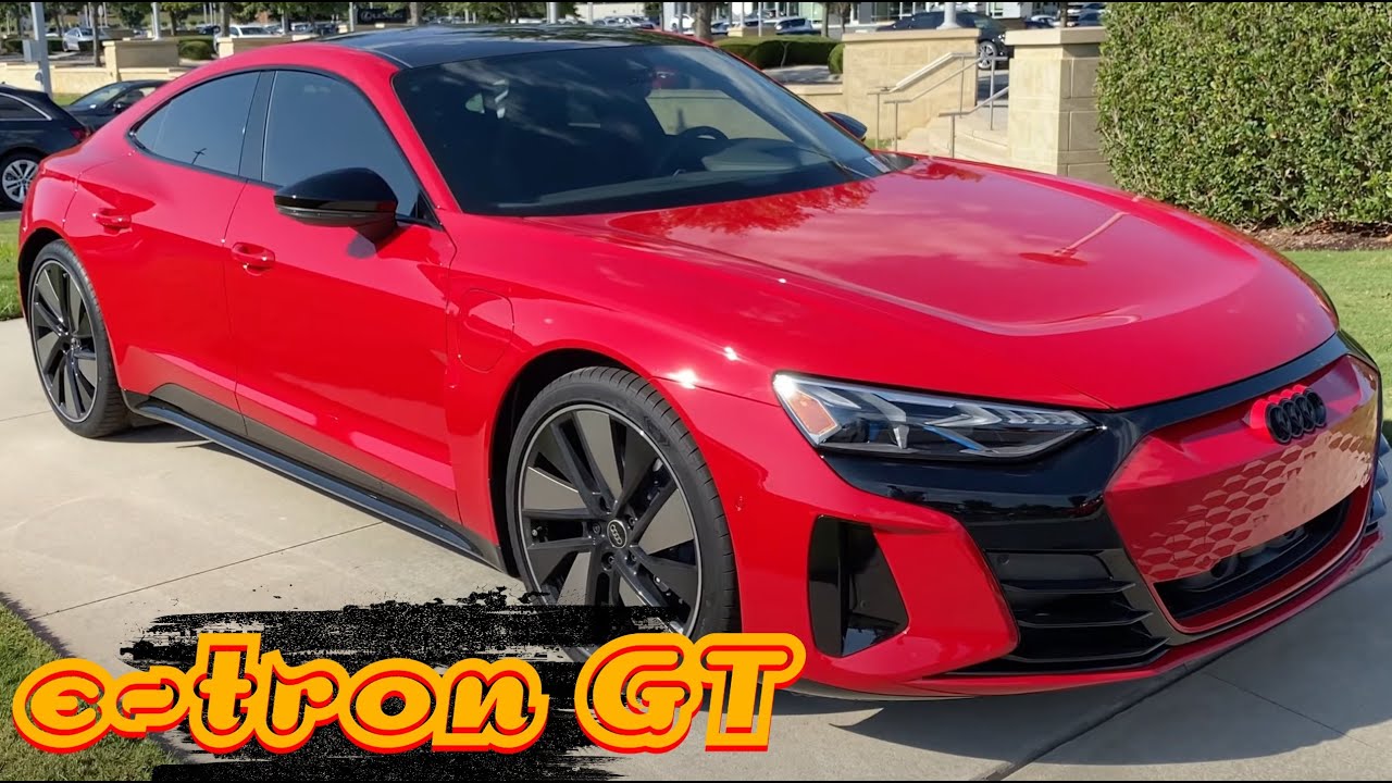 2023 Tango Red Metallic Audi e-tron GT - YouTube