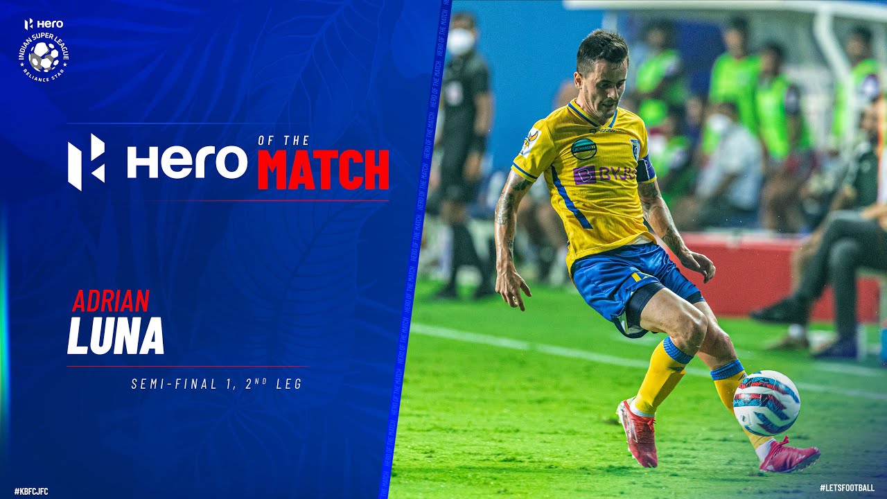 Adrian Luna - Hero of the Match | KBFC 1-1 JFC SF1 2nd Leg | Hero ISL ...