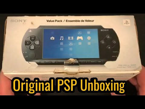 Unboxing Original PSP (2005) - YouTube