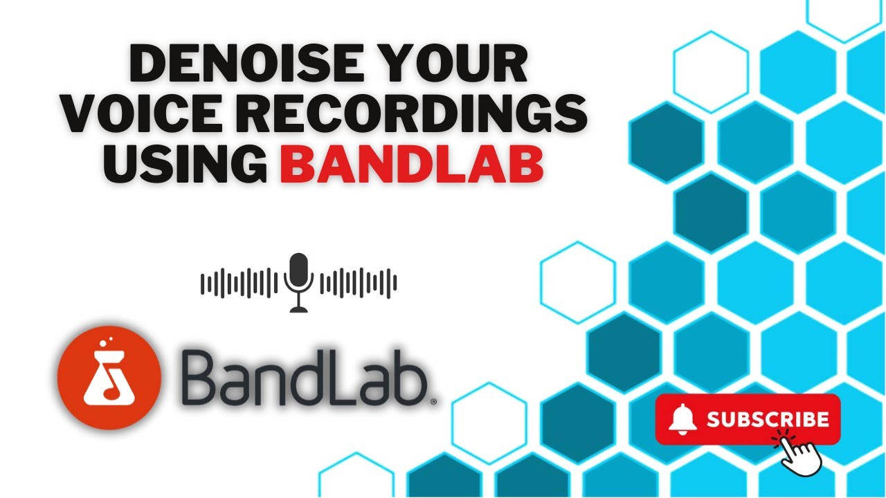 How to denoise your voice recordings using Bandlab - YouTube