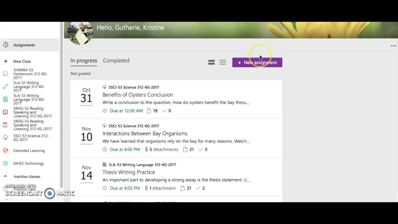 Microsoft Classroom Tutorial - YouTube