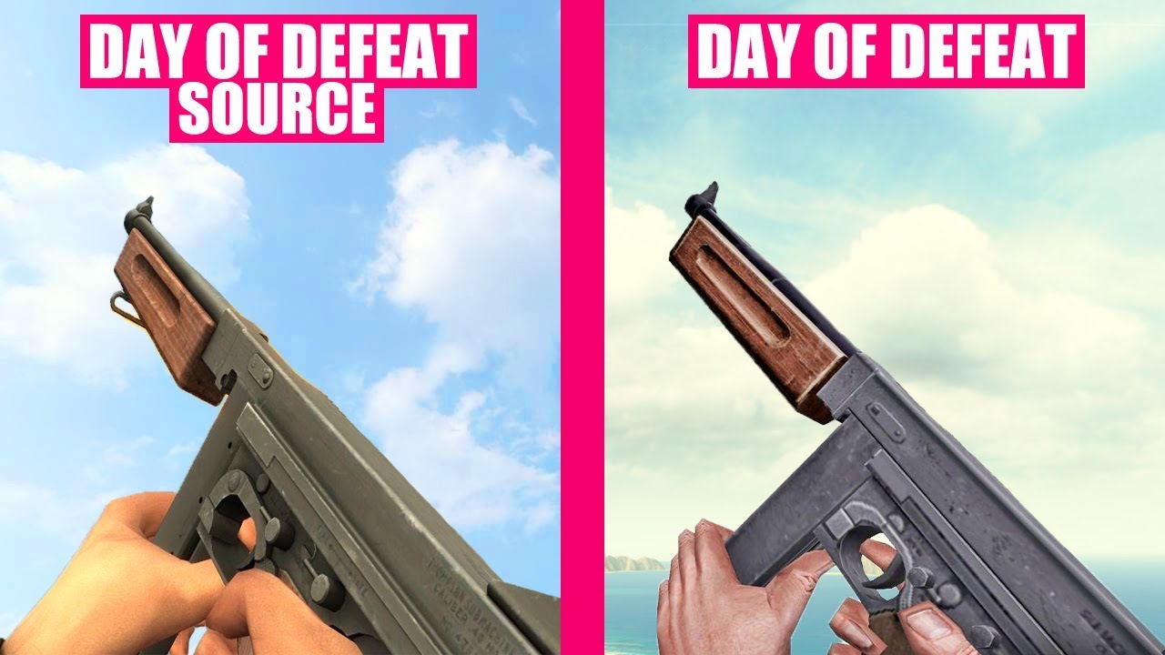 Day of Defeat vs Day of Defeat Source - Weapons Comparison - YouTube
