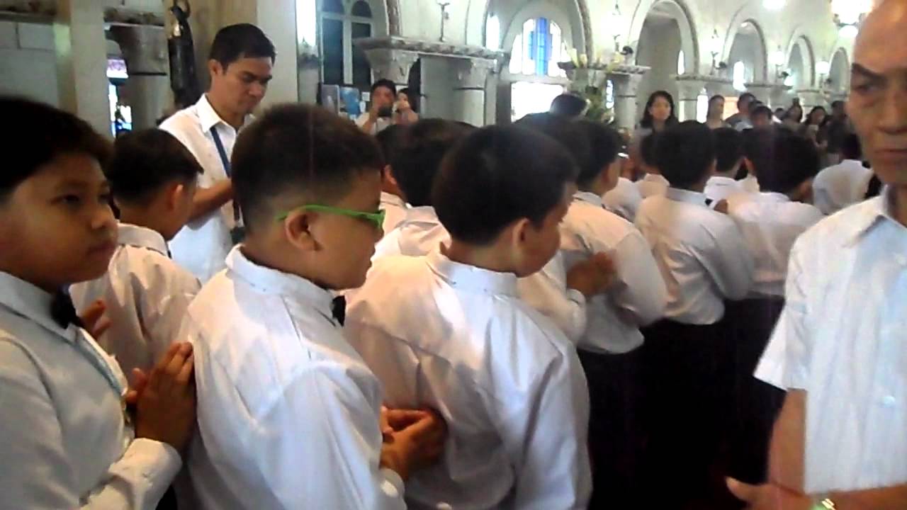 angel's 1st holy communion - YouTube